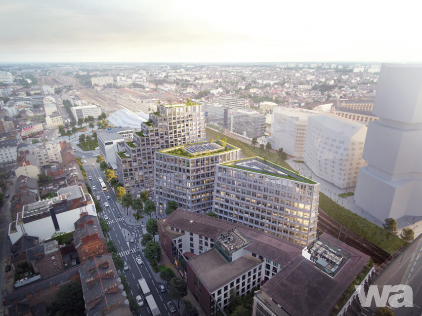 Ergebnis: Mixed-Use Complex at Rennes Central Station