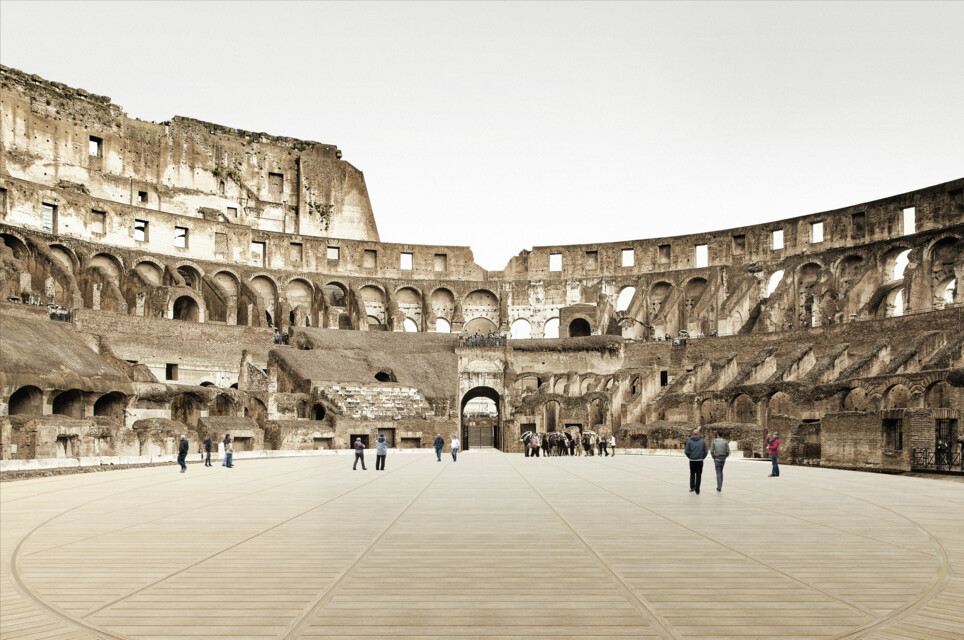 Ergebnis: The Colosseum's New Arena Floor, Rome